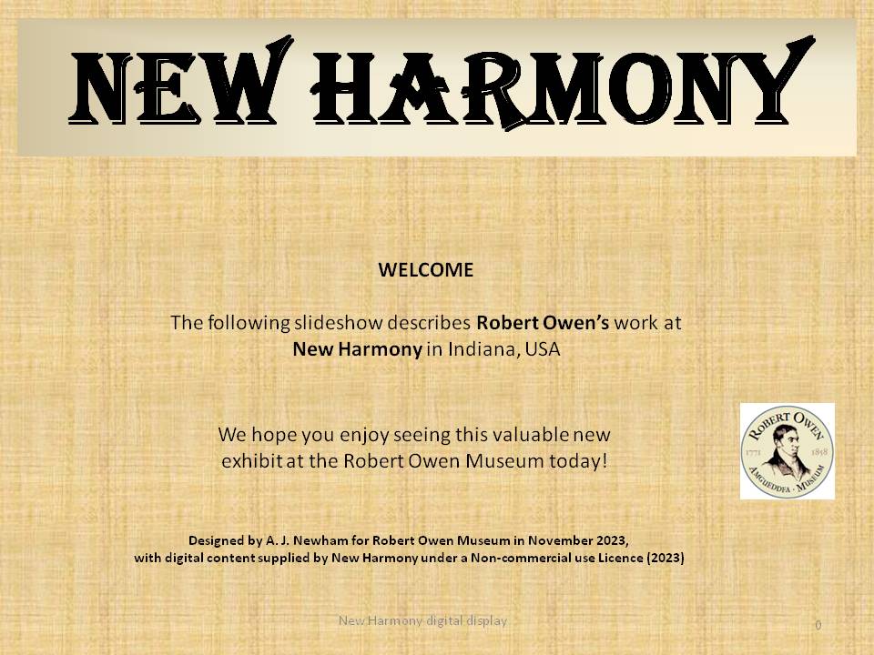 New Harmony - Robert Owen Museum